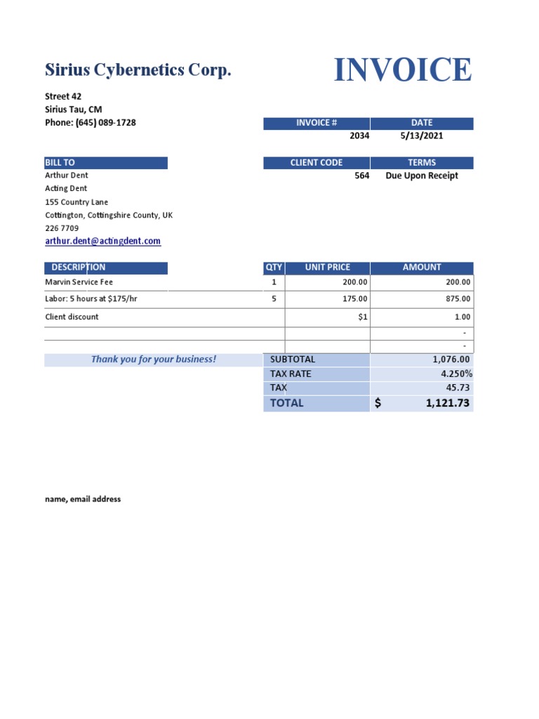 Invoice 1 | PDF