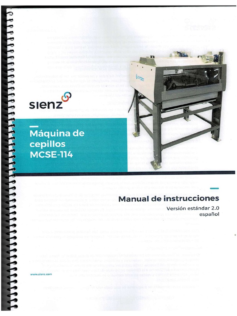 Maquina de Cepillos | PDF
