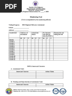 2023 RMYA Monitoring Tool | PDF