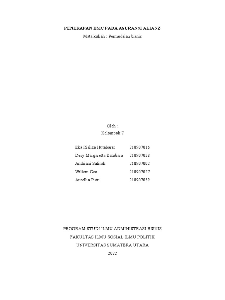 Kelompok 7 BMC | PDF