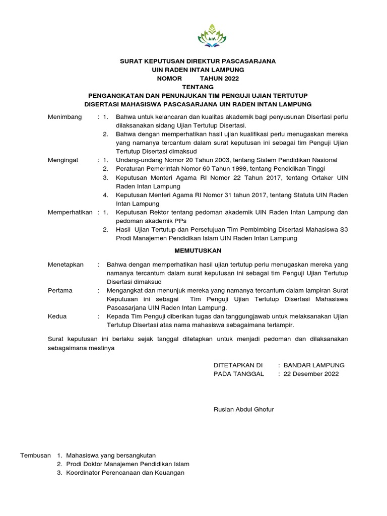 SK - Ujian Tertutup - 1886031008 - ASEP KUSMAWAN | PDF