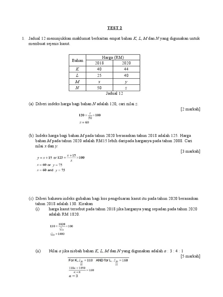 TEST 2 - Skema | PDF