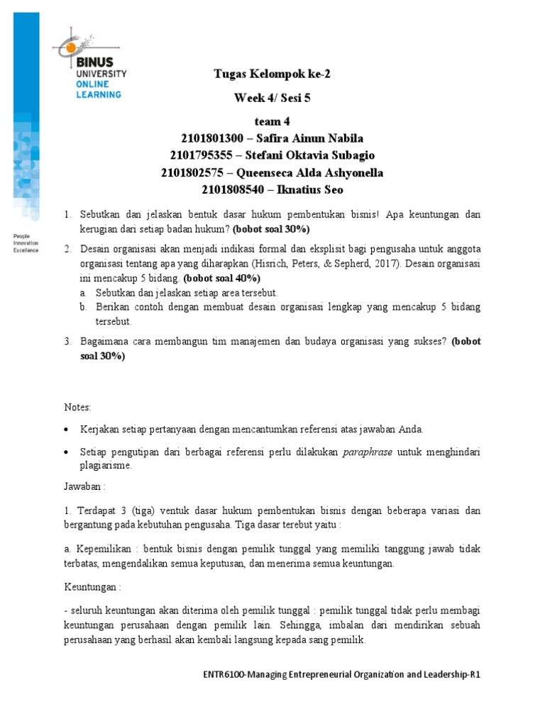 TK2 W4 S5 R1 | PDF | Karier & Perkembangan