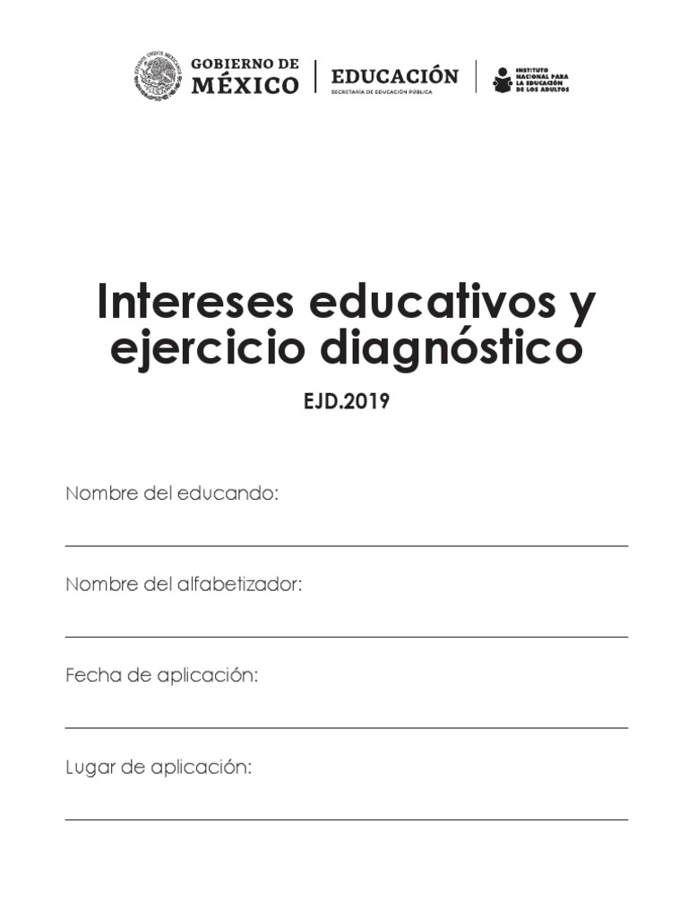 Ie Ejercicio Diagnostico Instrumento | PDF