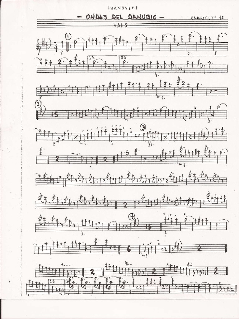 Ondas Del Danubio Vals - Instrumental | PDF