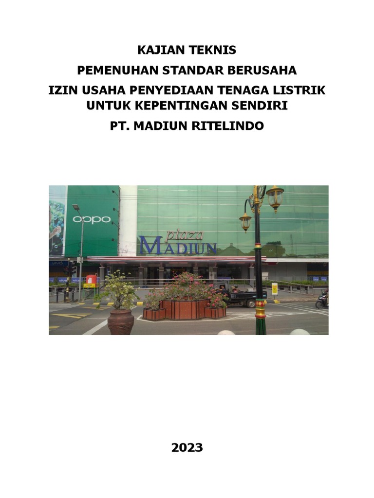 Contoh Kajian Teknis | PDF