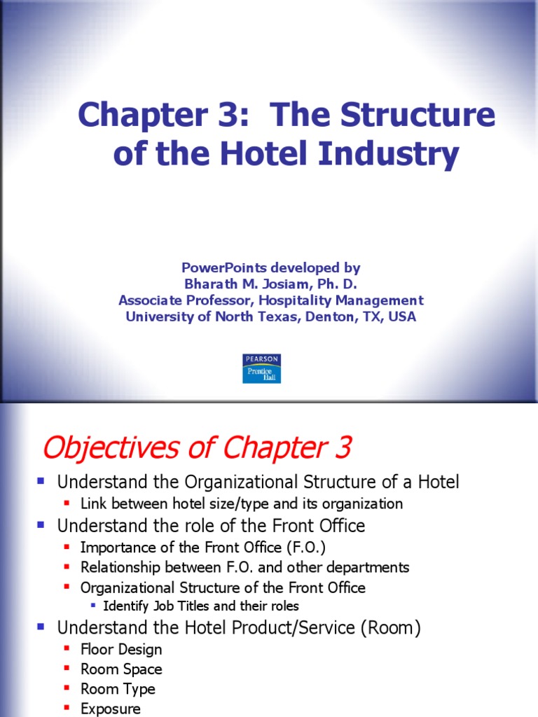 Chap3-Structure of Hotel Industry1 | PDF | Bed | Hotel