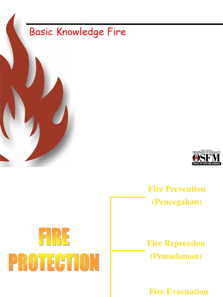 Basic Knowledge On Fire Protection | PDF