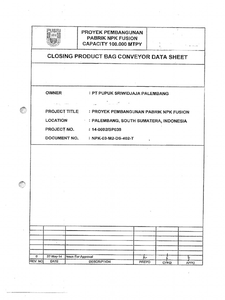 Datasheet Conveyor | PDF