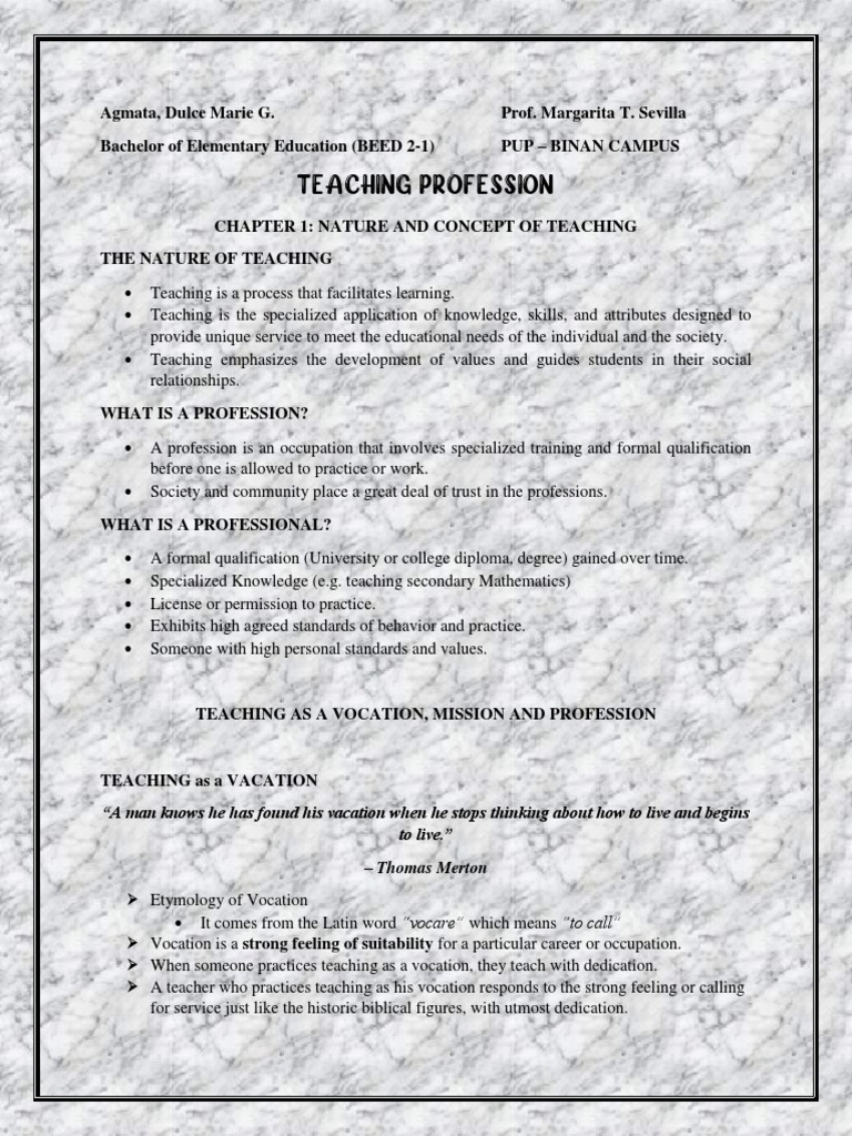 Module 1 Assignment - Agmata | PDF | Teachers | Learning