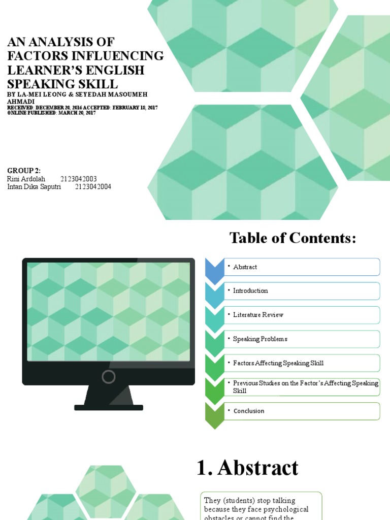 1a. Group 2 - Jaa | PDF | Fluency | Learning