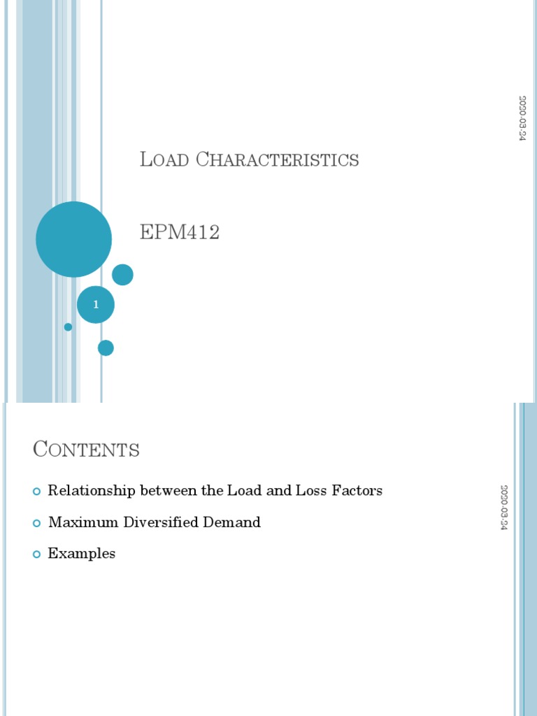 2 EEE - EPM412 Load CCs 2 | PDF | Physical Quantities | Electrical ...