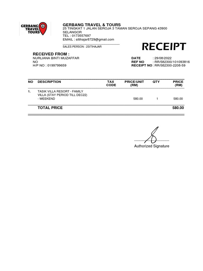 Gerbang Travel & Tours | PDF