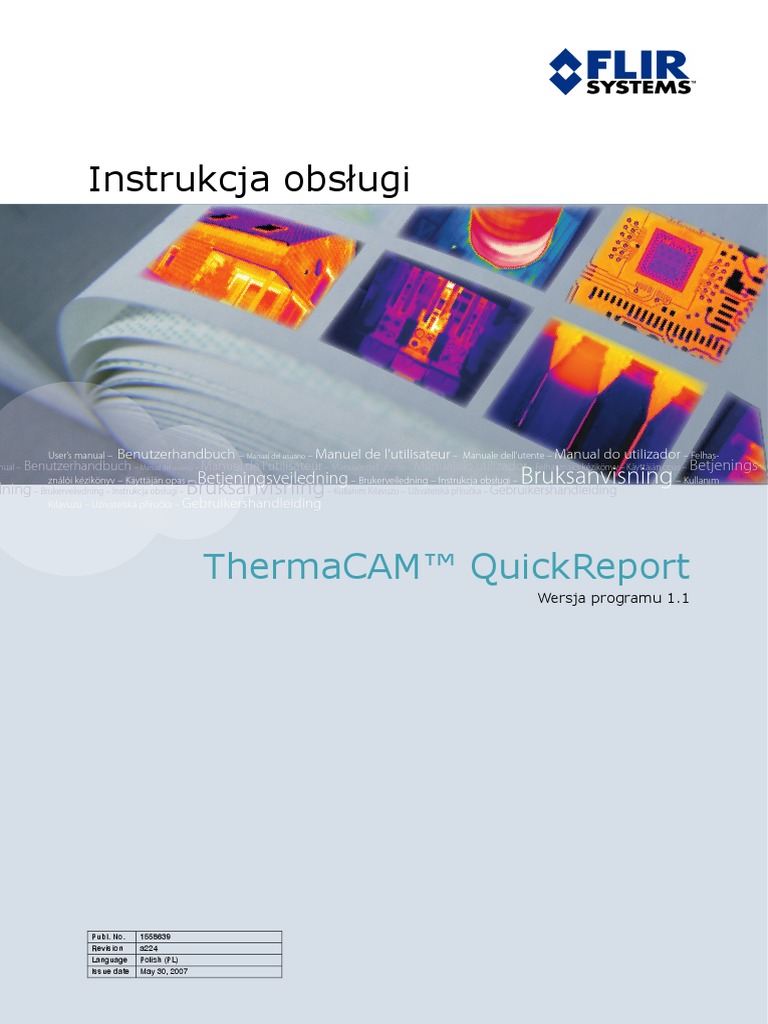 Instrukcja Obsługi: Thermacam™ Quickreport | PDF