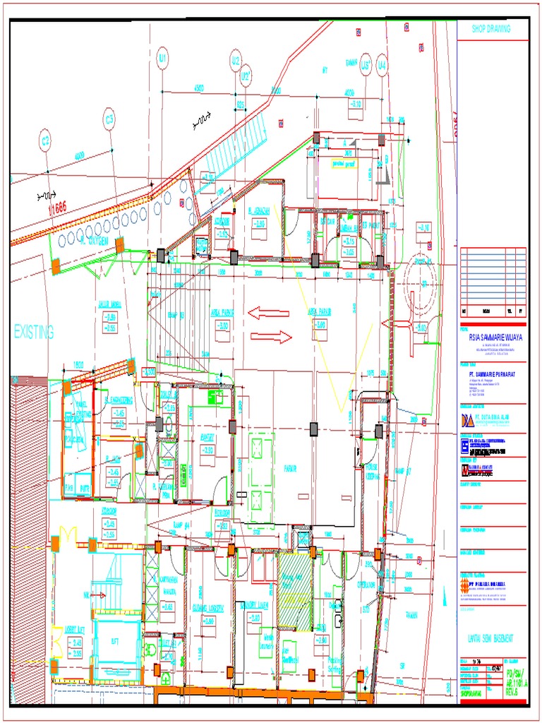 Plan d'Architecture RSIA Sammarie Wijaya | PDF
