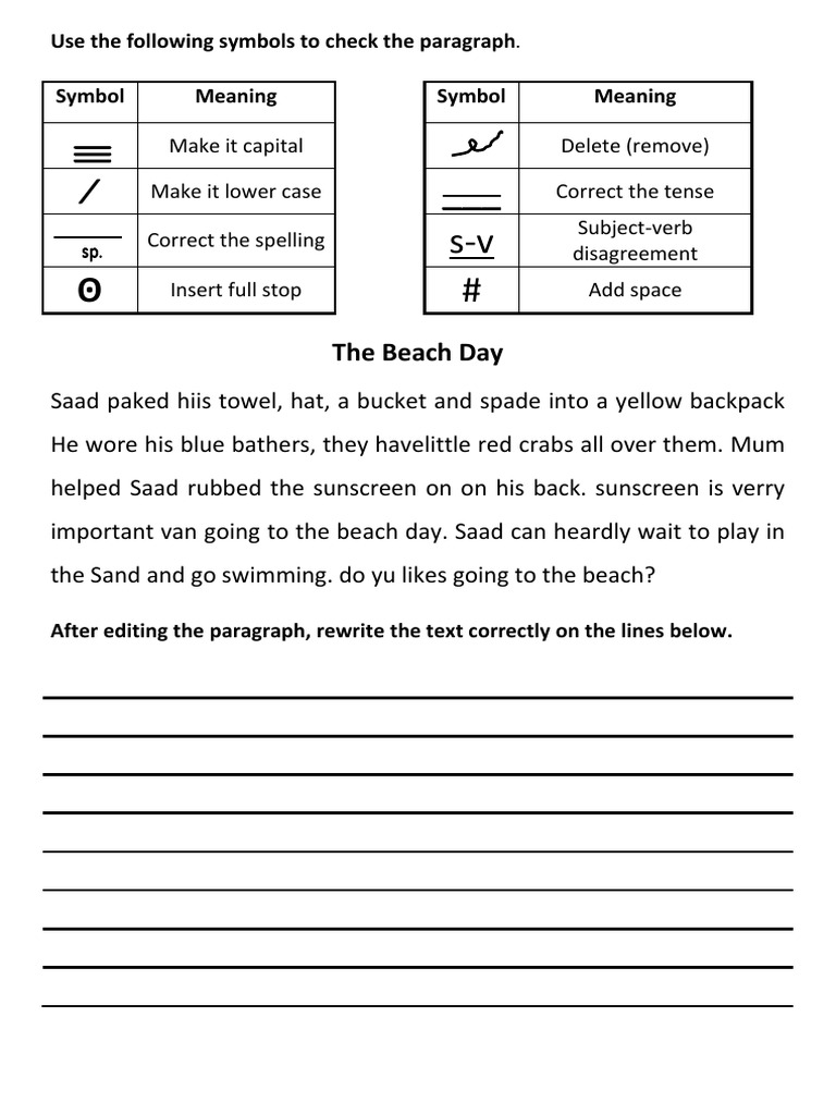 Beach Day Editing Guide | PDF