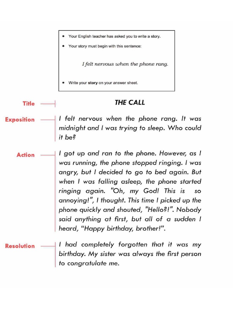 b1 Preliminary Pet Writing Story Sample 1 | PDF