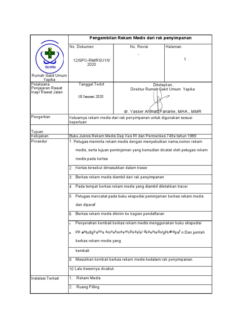 Sop Pengambilan BRM | PDF