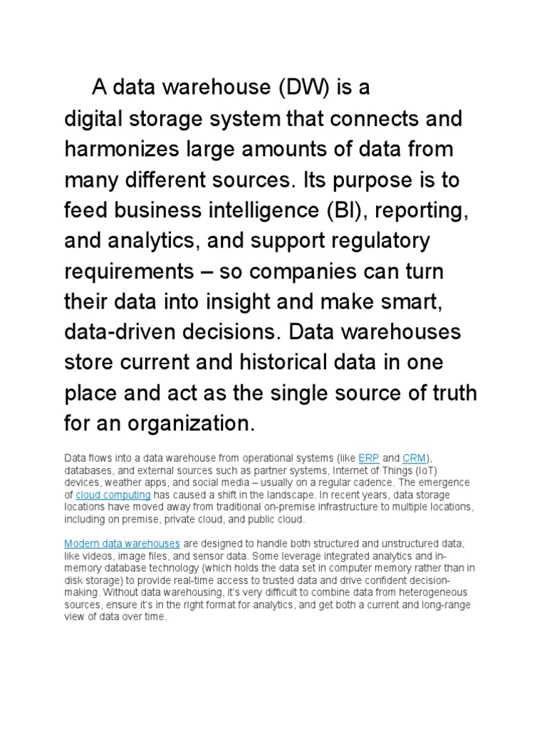WA Data Warehouse | PDF | Data Warehouse | Cloud Computing WA Data Warehouse | PDF | Data Warehouse | Cloud Computing