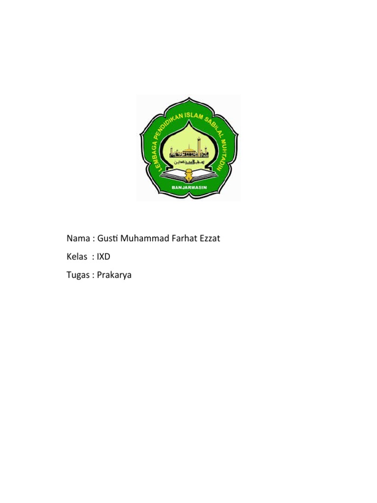 Tugas Prakarya Farhat | PDF