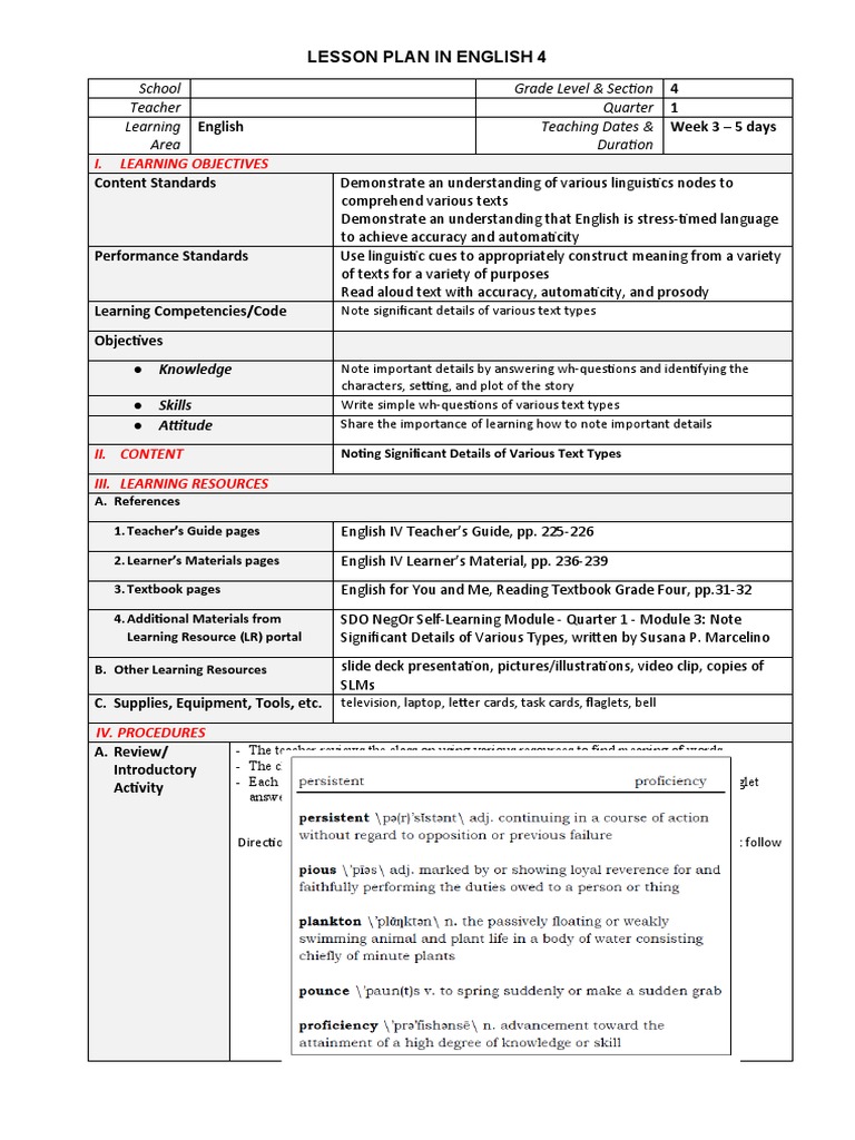 English4 - Q1 - DLP - Week3 - Noting Significant Details of Various ...