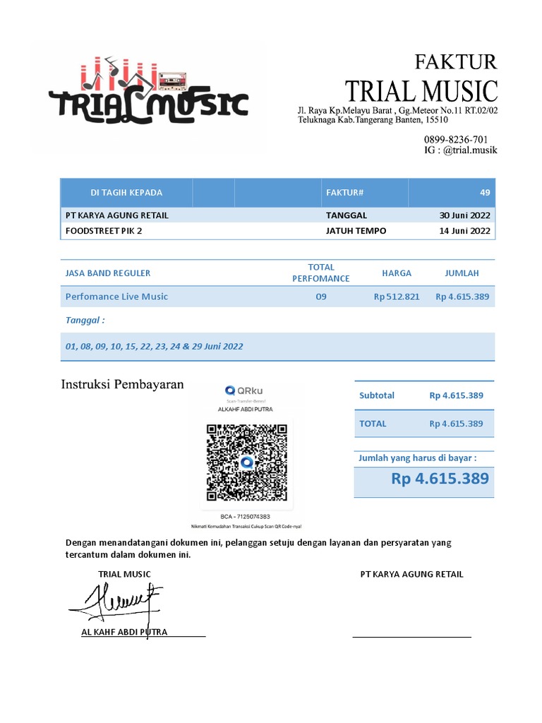 Invoice FS PIK 2 | PDF