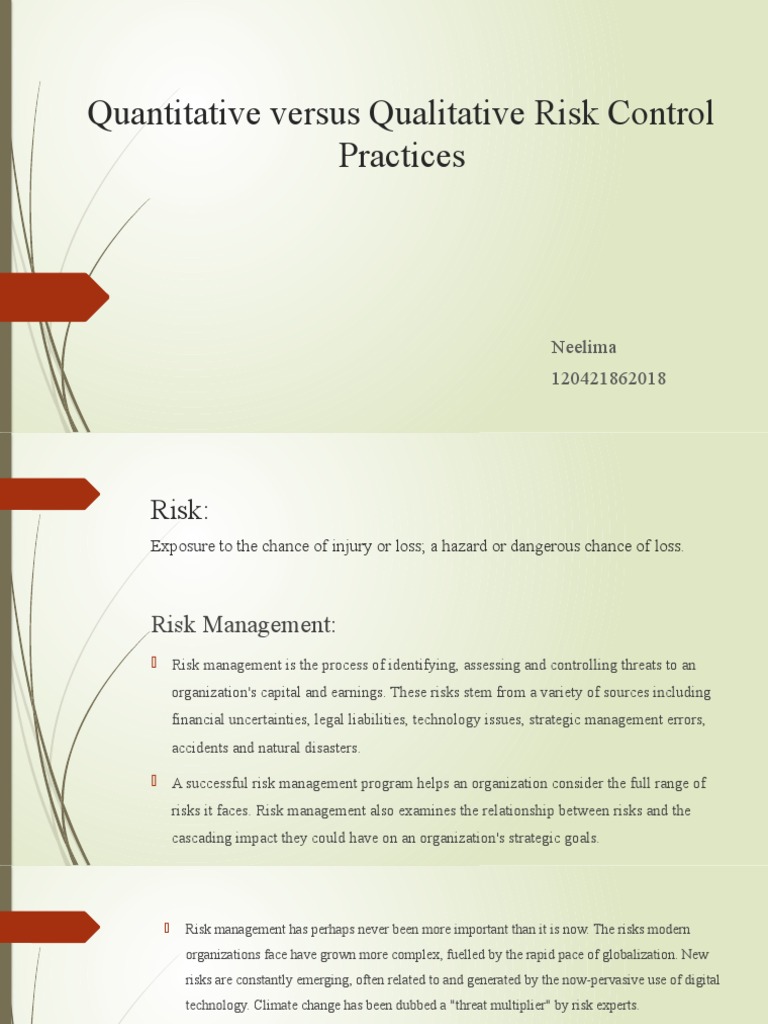 IS Risk Control Practices | PDF | Risk | Risk Management