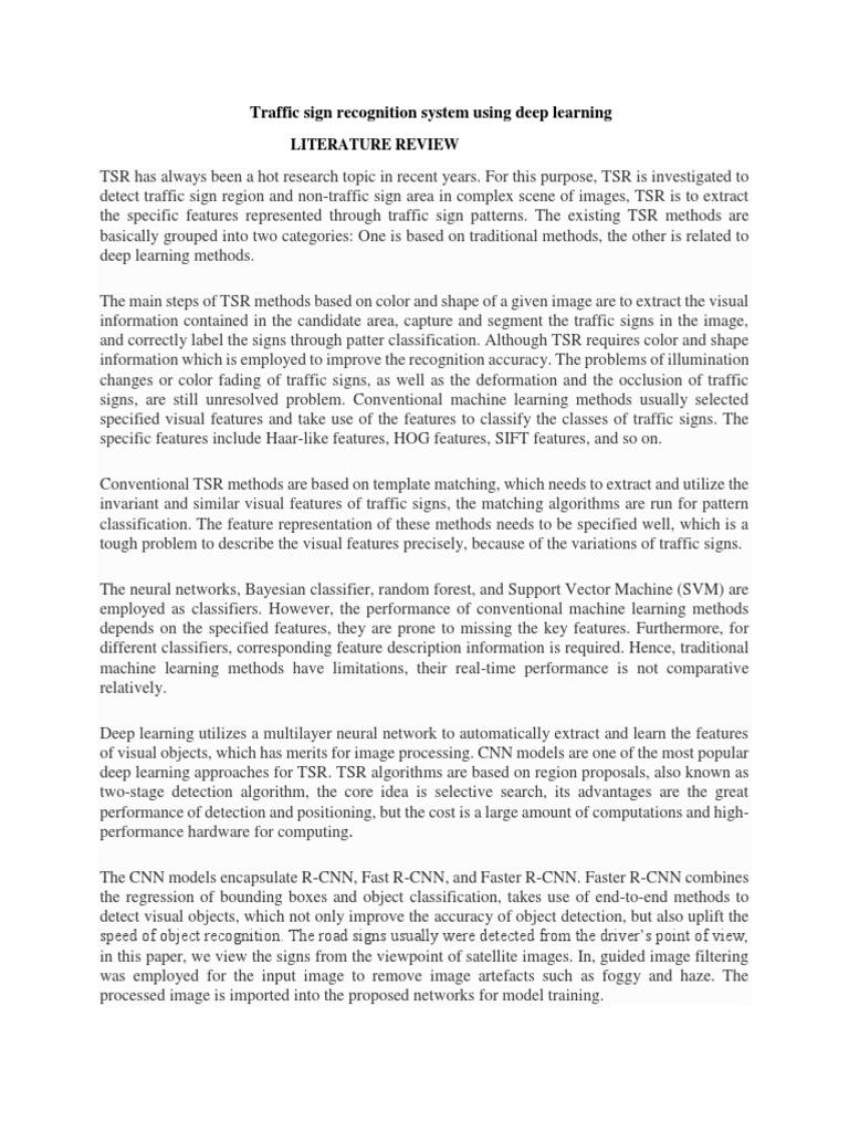 Traffic Sign Recognition System Using Deep Learning Download Free Pdf Deep Learning
