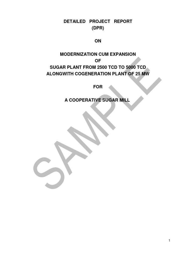 detailed-project-report-dpr-pdf-sugarcane-cogeneration