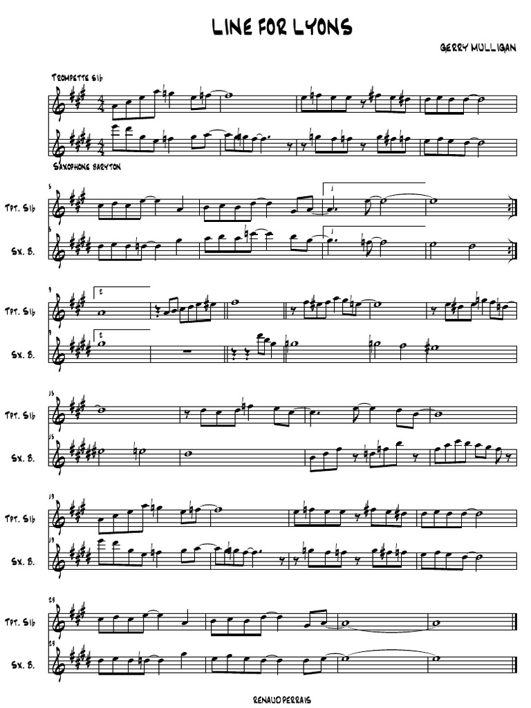 Line For Lyons Quartet | PDF