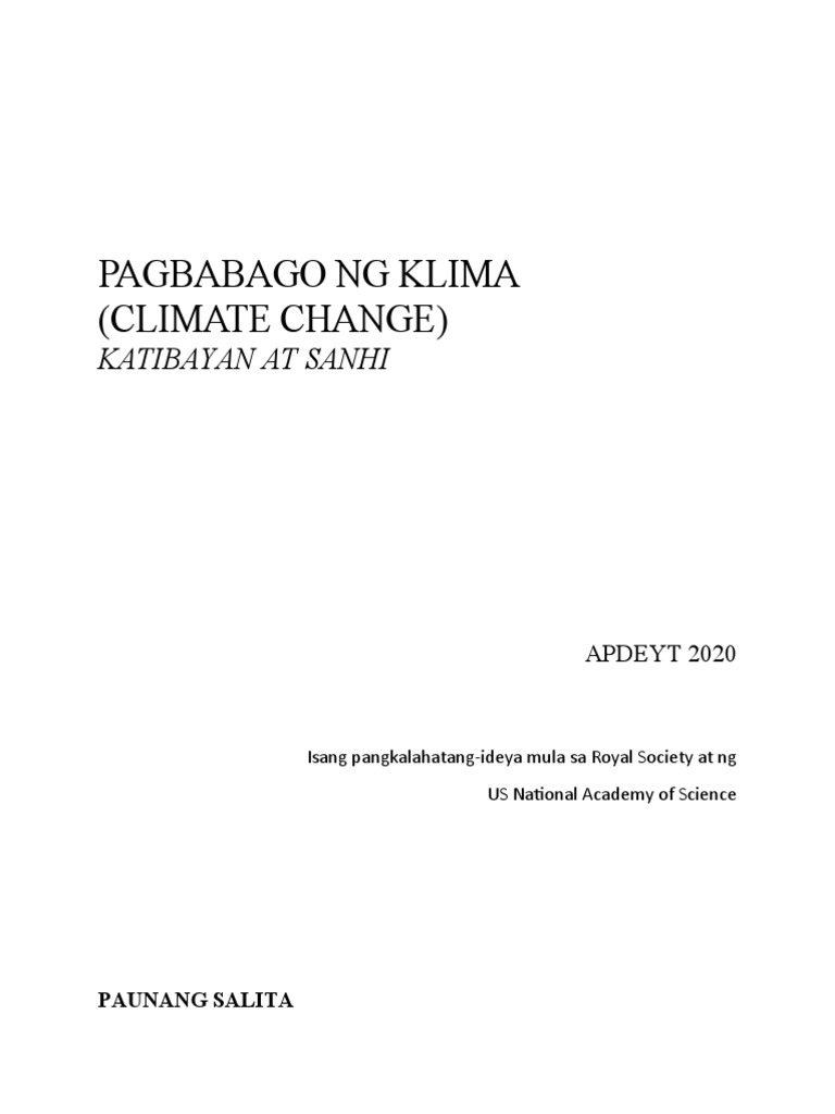 Climate Change | PDF
