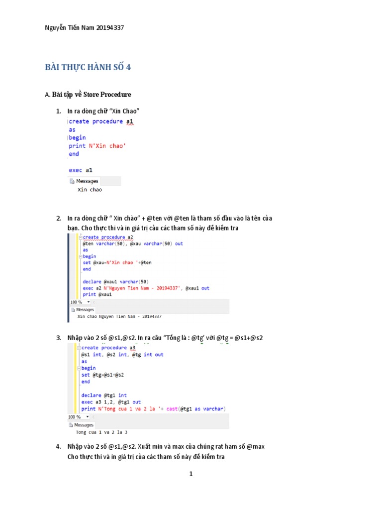 IT3090-BaiThucHanh4 NguyenTienNam 20194337 | PDF
