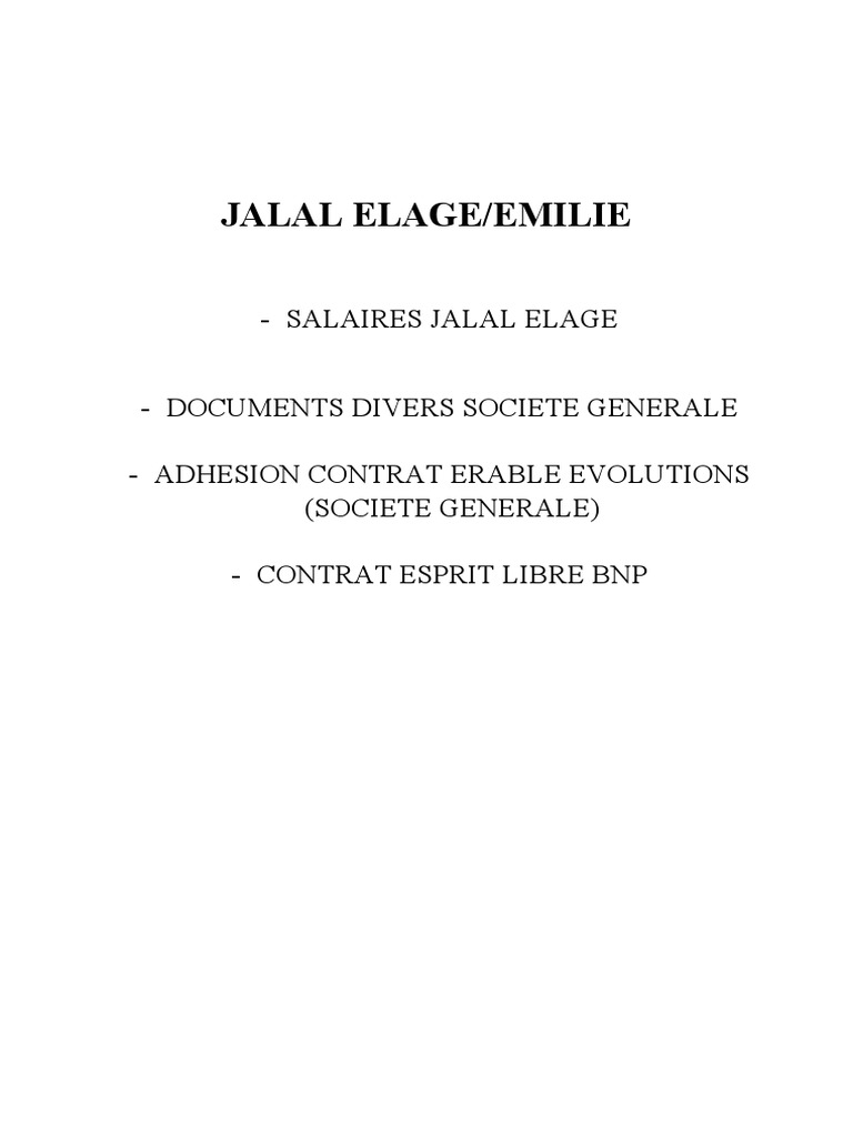 Jalal Elage/Emilie | PDF
