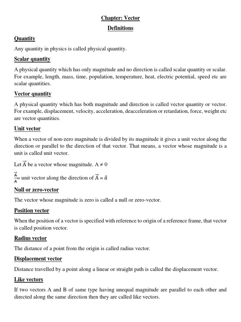 Vector | PDF | Euclidean Vector | Divergence