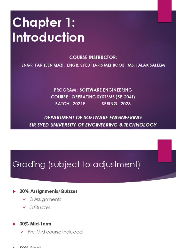 Chapter#01 - Introduction To OS | PDF | Computer Data Storage ... Chapter#01 - Introduction To OS | PDF | Computer Data Storage ...