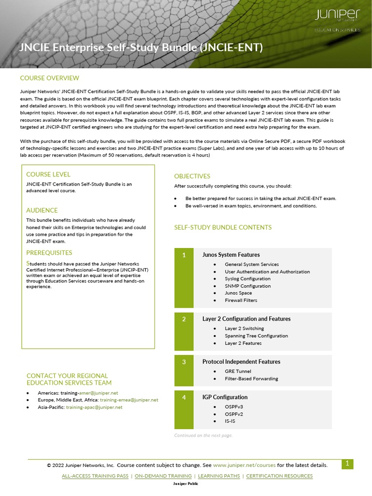 JNCIE-ENT Self-Study Bundle (JNCIE-ENT) | PDF | Virtual Private Network ...