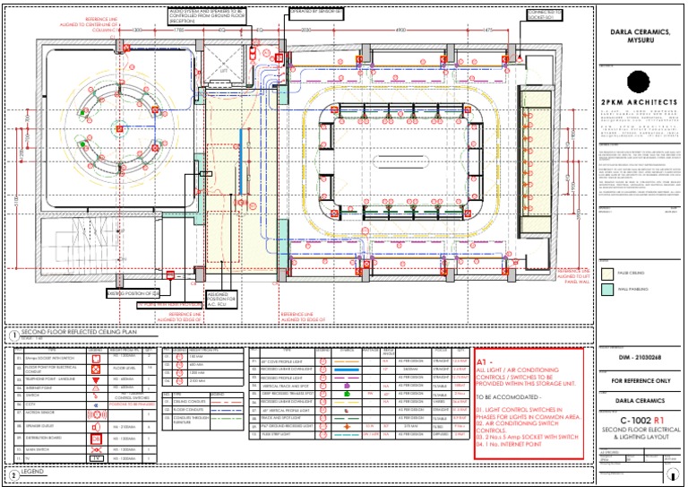 DCM - Electrical Drawing-Second Floor Reflected Ceiling Plan - Revision 1 | PDF | Building ...