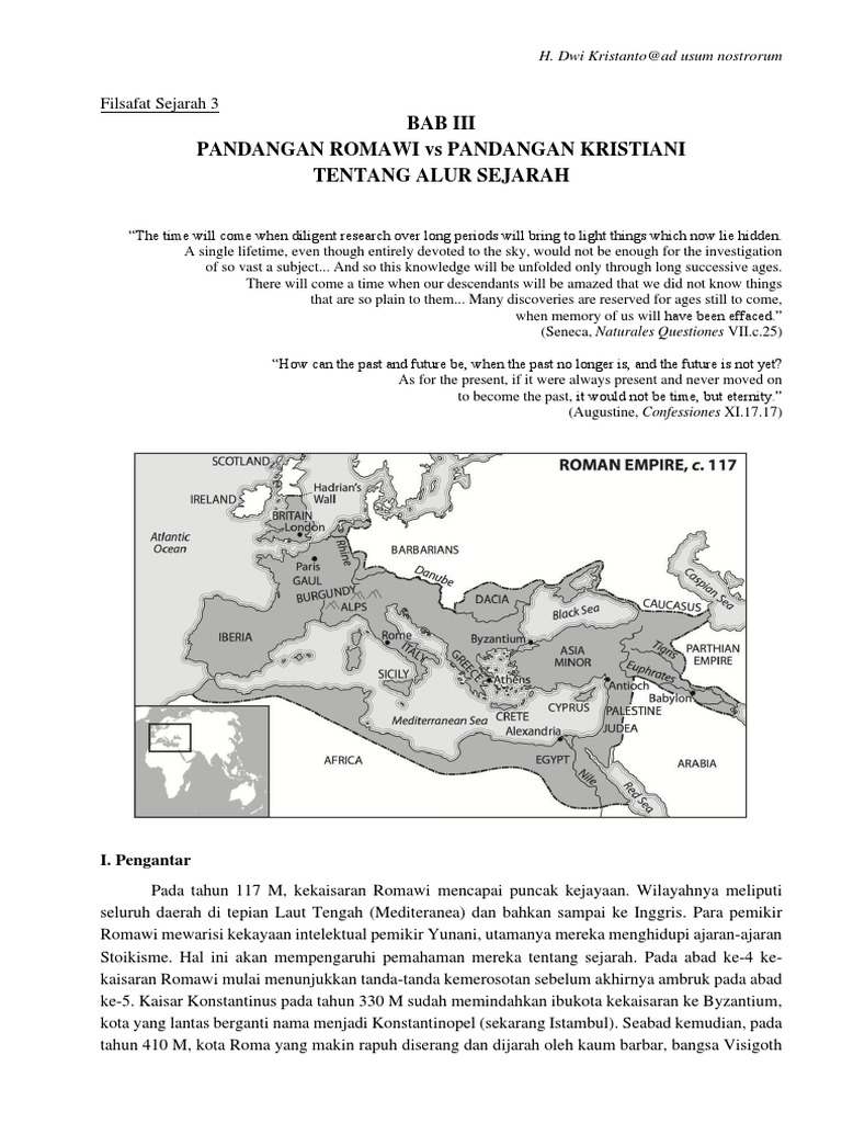 Filsafat Sejarah 03 Kristen-Agustinus | PDF | Sejarah