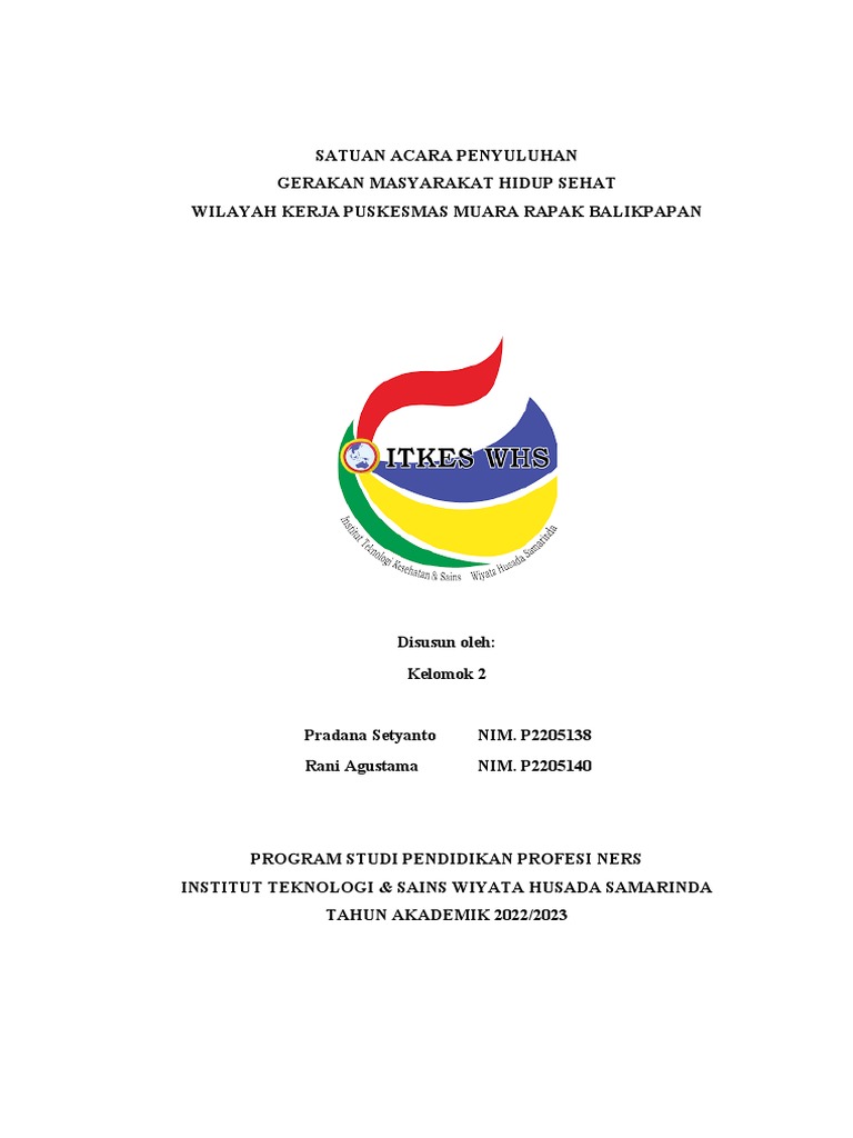 SAP PENKES GERMAS KLP 3 | PDF | Karier & Perkembangan