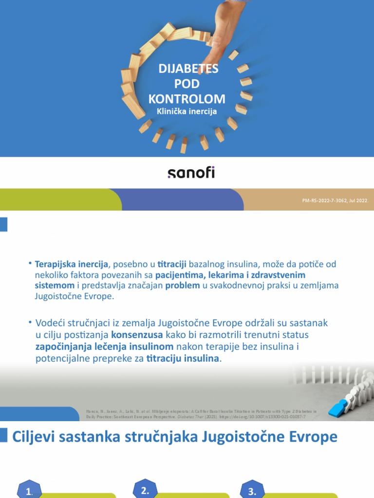 Dijabetes POD Kontrolom: Klinička Inercija | PDF