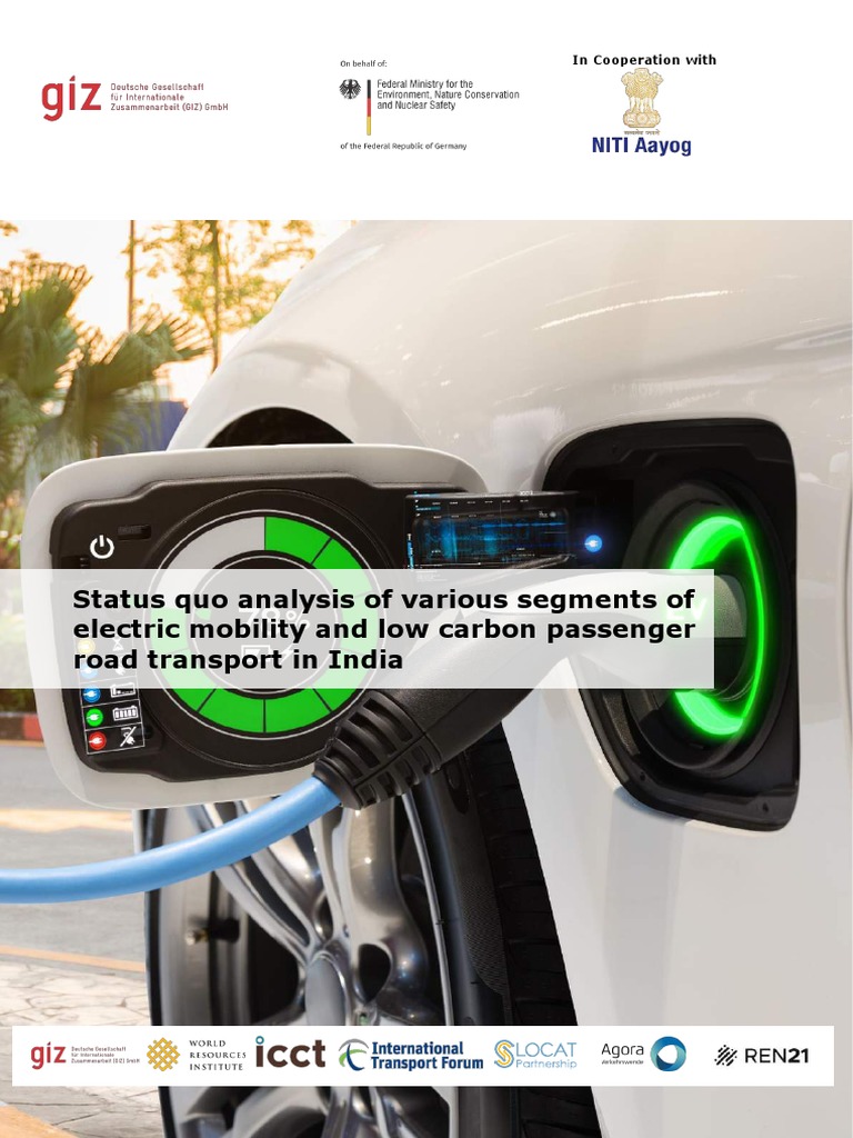 India's E-Mobility Status Report | PDF | Electric Vehicle | Low Carbon ...