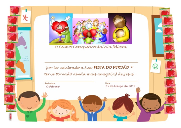 Diploma FESTA DO PERDÃO | PDF | Religião e Espiritualidade