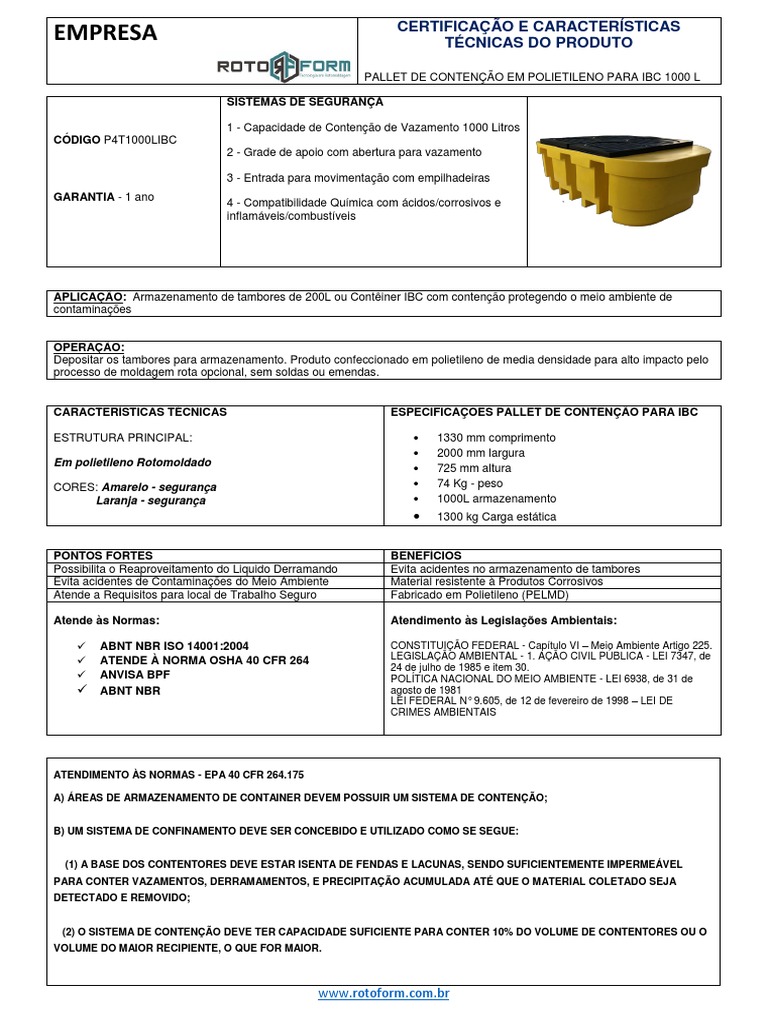 Certificacao Tecnica IBC | PDF Certificacao Tecnica IBC | PDF