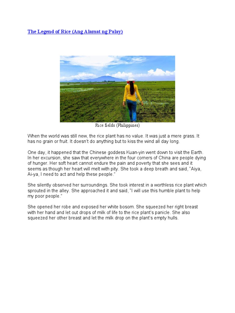 The Legend of Rice | PDF