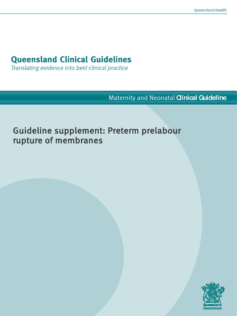 S Pprom | PDF | Evidence Based Medicine | Preterm Birth