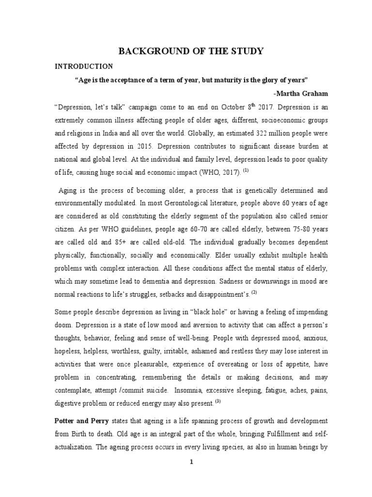 Final Thesis Binding | PDF | Major Depressive Disorder | Depression (Mood)