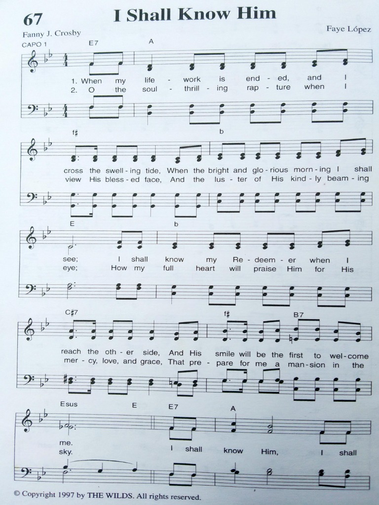 I Shall Know Him | PDF