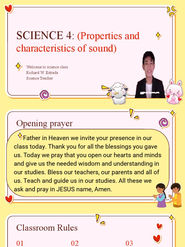 Science 4 ppt 1 edited | PDF | Sound | Waves