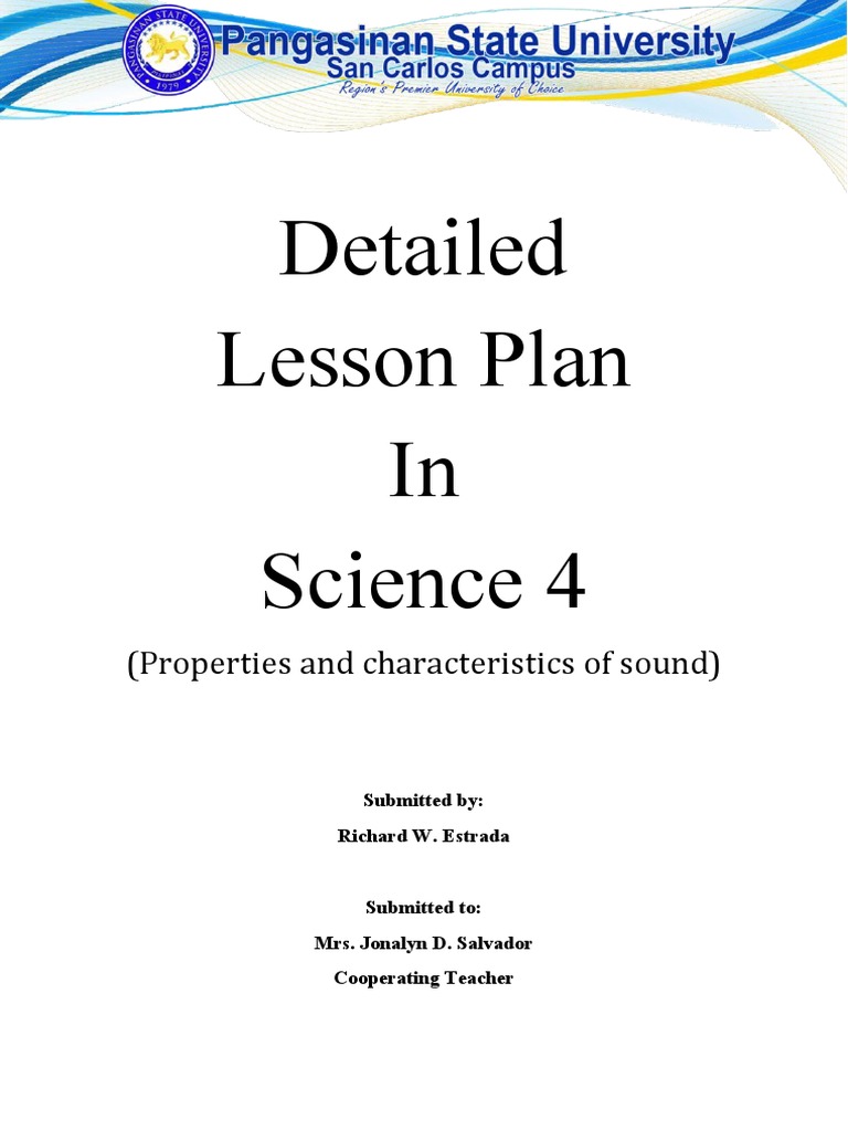 Dlp In Science Autorecovered Pdf Waves Sound