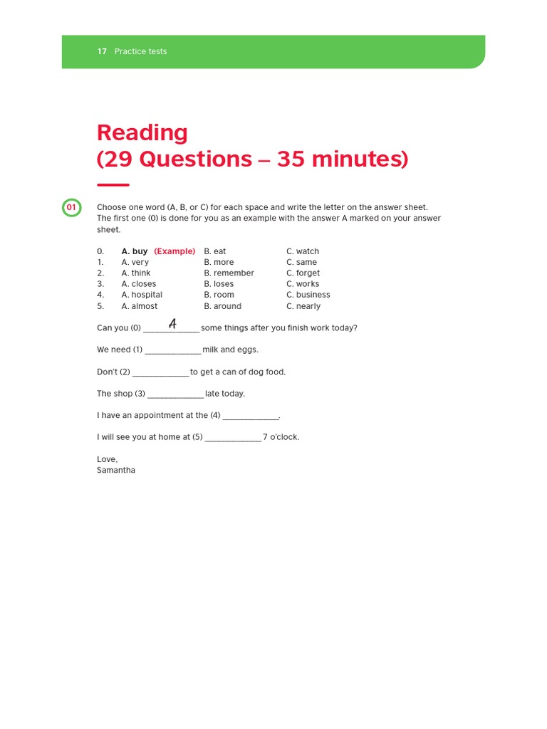 Aptis Reading 2 | PDF